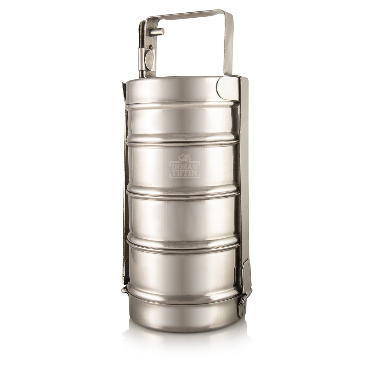 4 Tier Indian Tiffin (with Long Handle) – Indian-Tiffin LunchBox